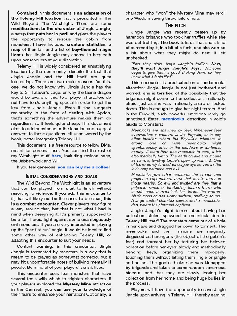 A Nightmare On Telemy Hill, by Phaerlax | PDF | Mystery, Thriller ...