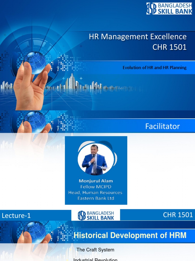 HR Management Excellence CHR 1501 Evolut | PDF | Human Resource Management | Employment