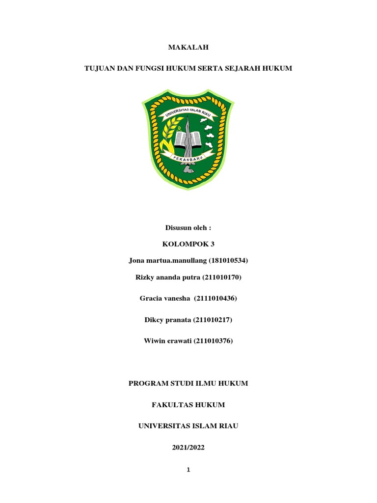 Tugas Kelompok 3 (Pih) | PDF