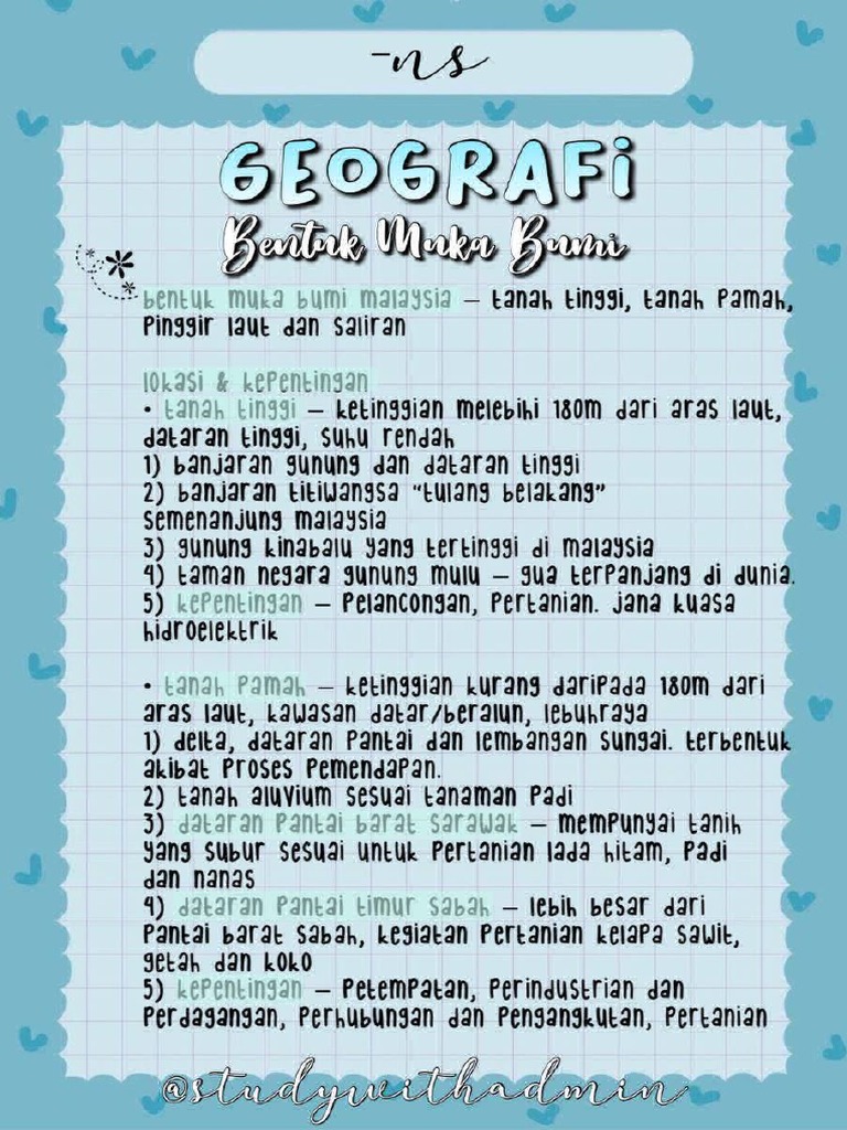 Geo b6 f1 Studywithadmin | PDF