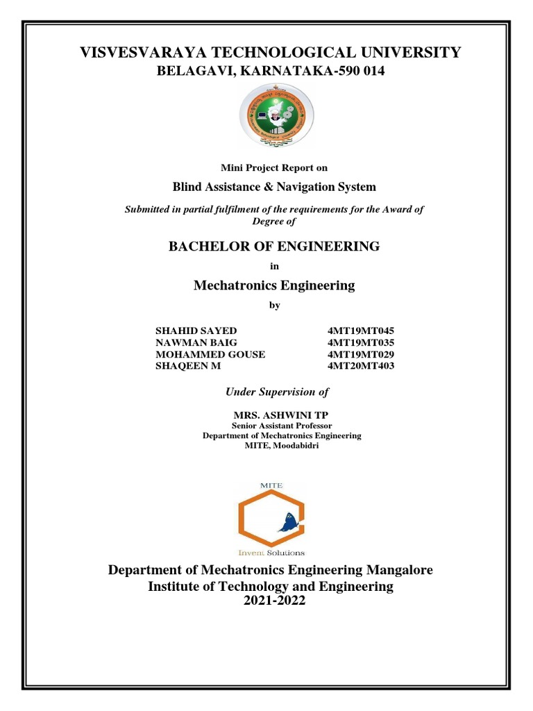 Visvesvaraya Technological University: Belagavi, Karnataka-590 014 ...