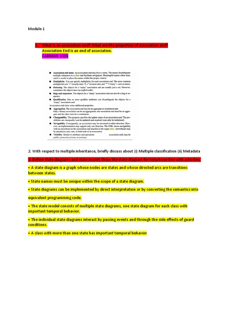 Oomd Mod | PDF | Class (Computer Programming) | Scope (Computer Science)