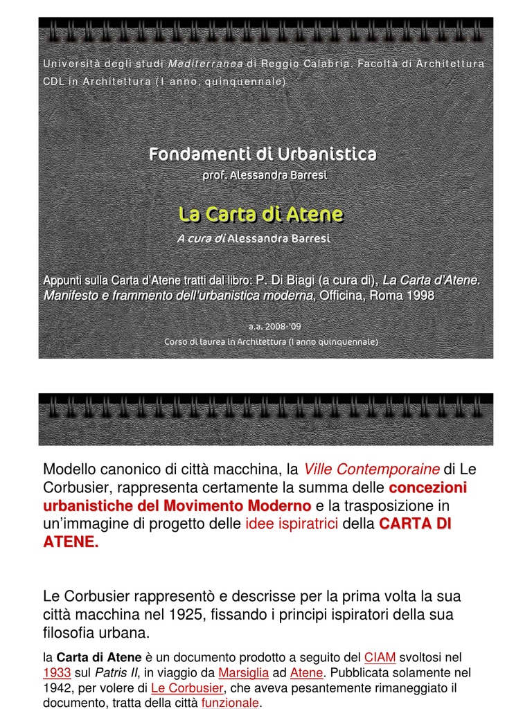 Carta D'atene | PDF