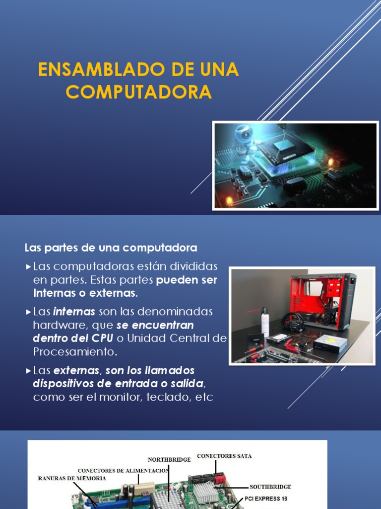 Introduccion A Ensamblado de Computadoras | PDF | Microprocesador ...