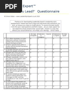 S1094-Leadership Styles Questionnaire | PDF | Leadership | Applied ...