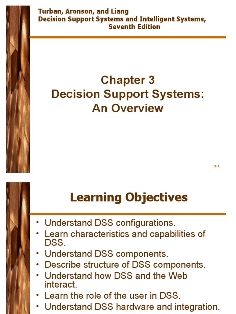 Decision Support Systems: An Overview | Download Free PDF | Databases | Decision Support System