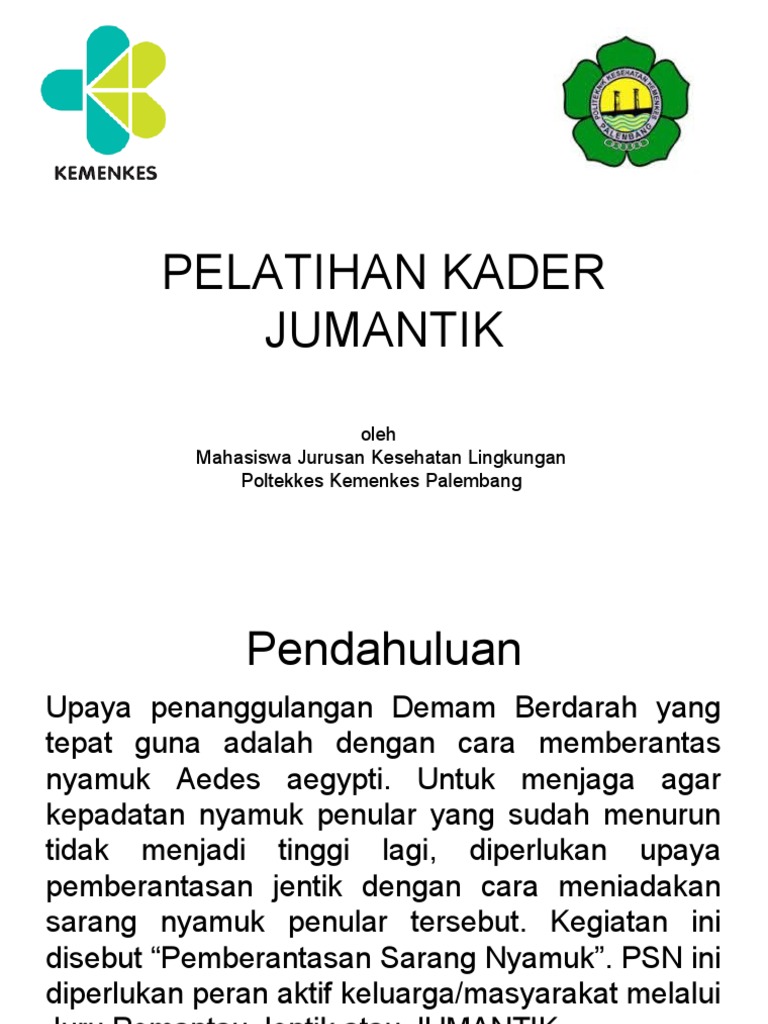 Pelatihan Kader Jumantik | PDF | Kesehatan Holistik