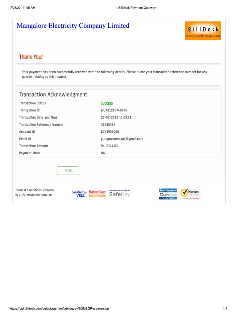 mescom jun-22 receipt | PDF