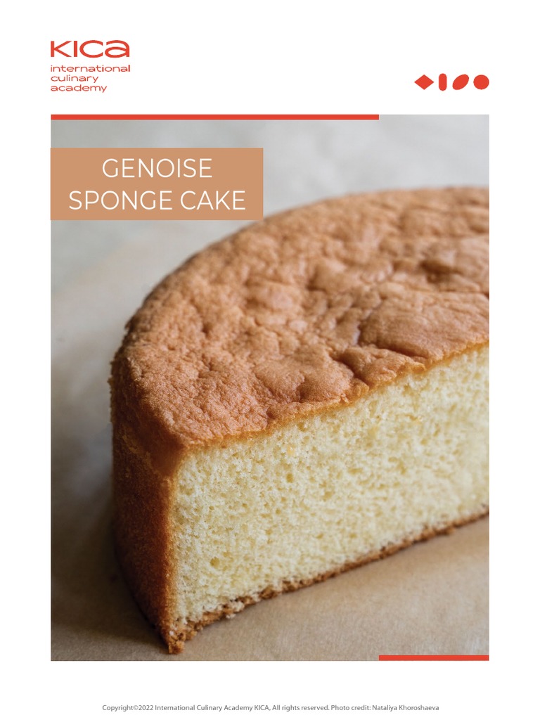 Genoise Sponge Cake | PDF | Cakes | Foods