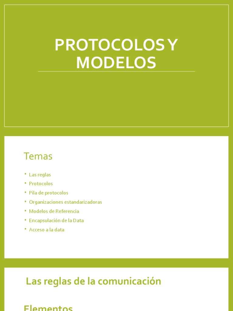 Protocolos y Modelos | PDF | Modelo osi | Red de computadoras