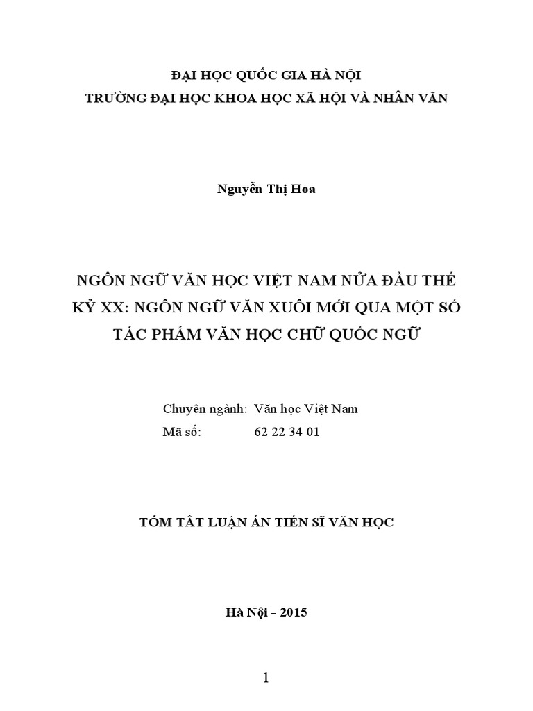 Nguyen Thi Hoa | PDF