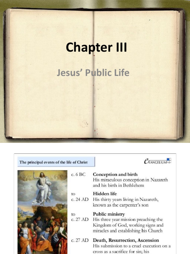 The Public Life of Jesus | PDF | Jesus | Gospel Of John