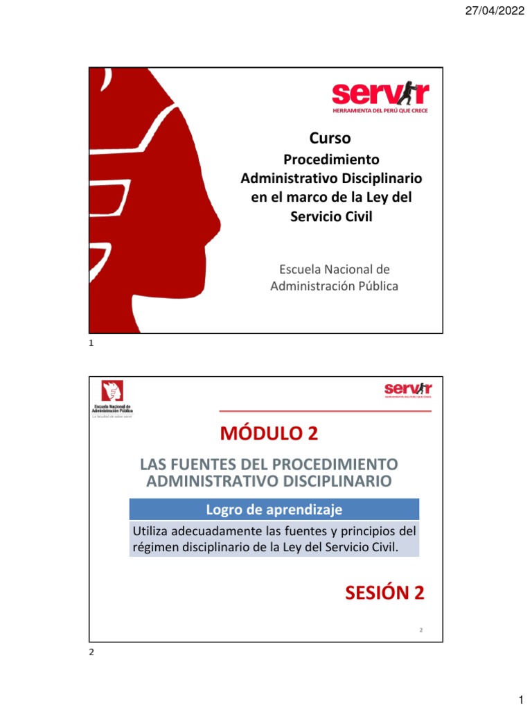 2 Modulo PPT Sesiones 2-3 Curso PAD - Versiòn Modificada 2022 | PDF ...