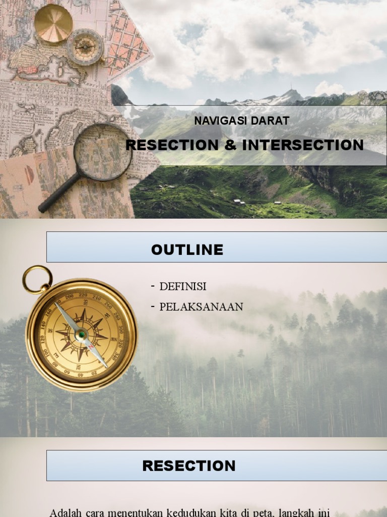 Resection Dan Intersection | PDF