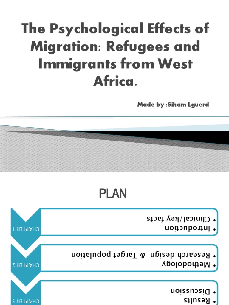 The Psychological Effects of Migration | PDF | Mental Disorder | Refugee