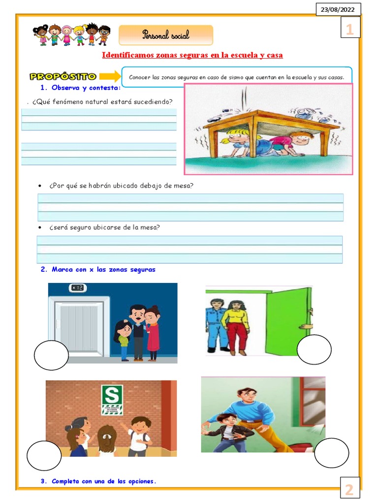 Identificando Zonas Seguras Durante un Terremoto | PDF