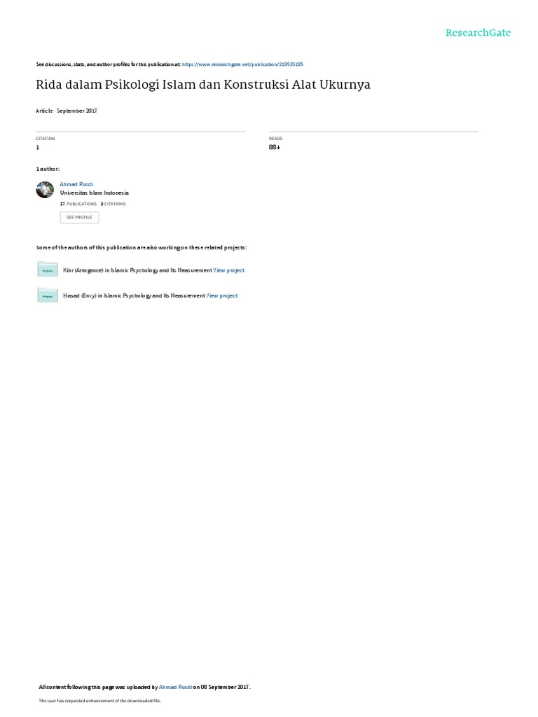 Jurnal Rida | PDF