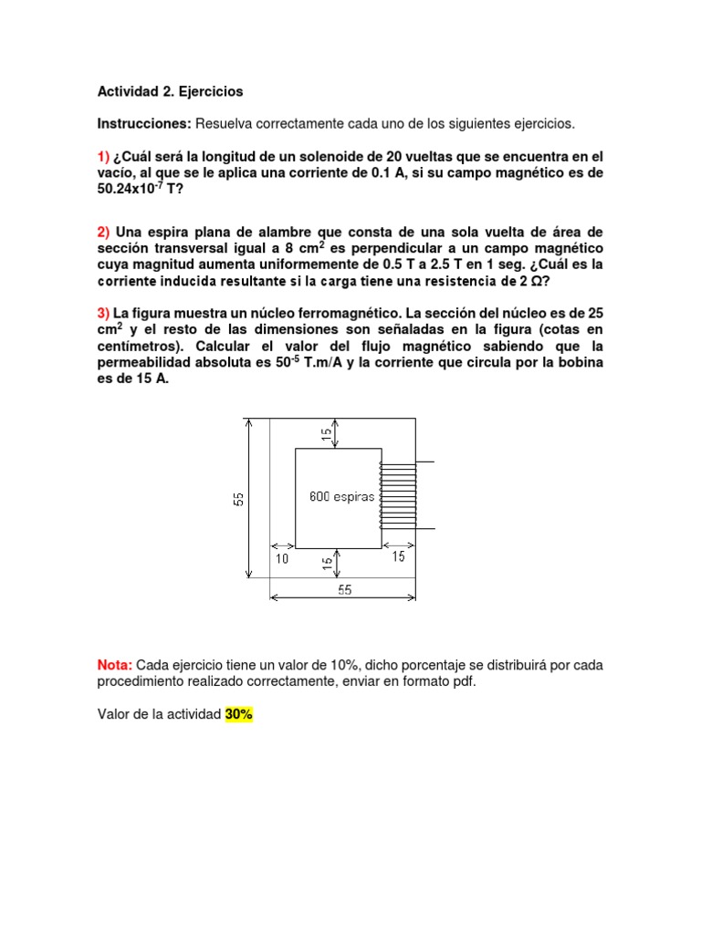Actividad 2. Ejercicios | PDF