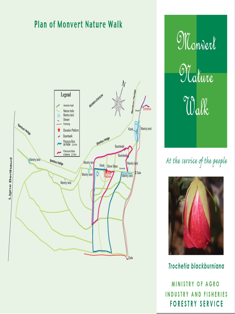 Plan of Monvert Nature Walk: at The Service of The People | PDF ...
