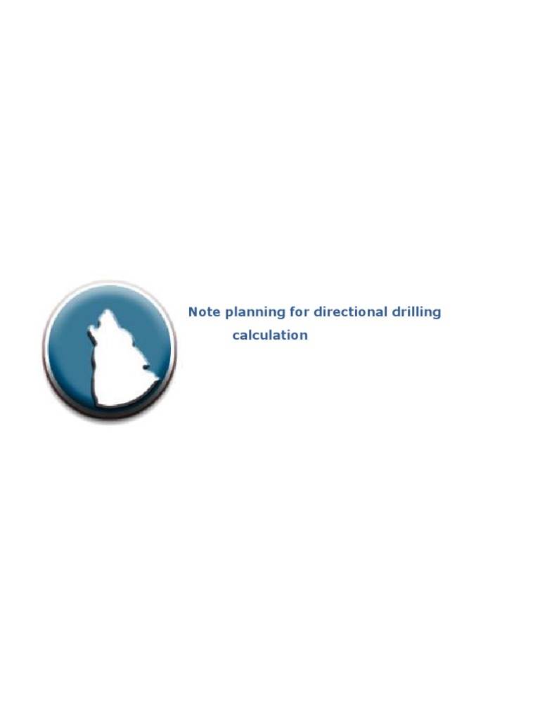 Directional Drilling Planning Guide | PDF | Oil Well | Surveying