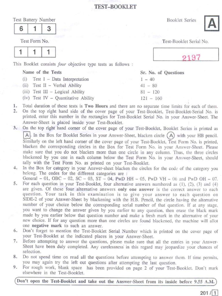 SRCC GBO Previous Papers | PDF