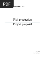 Project Proposal On Fish Farming | PDF | Aquaculture | Agriculture