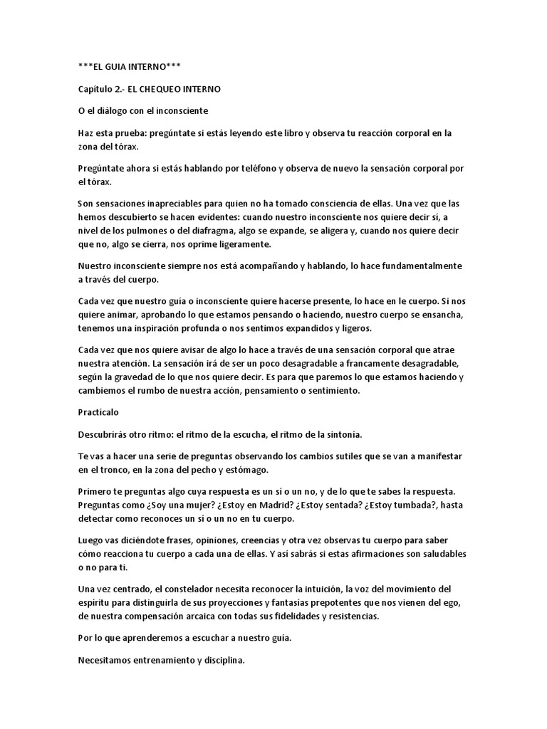 El Guia Interno | PDF | Pensamiento