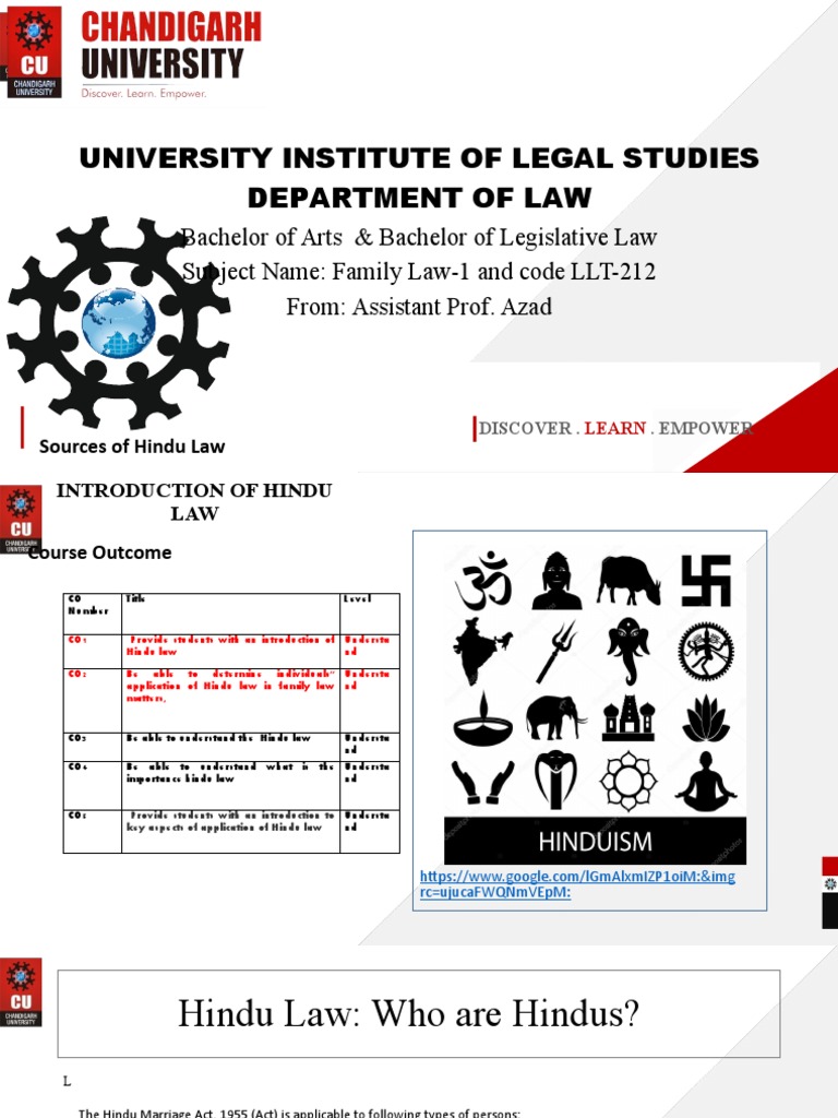Introduction to Hindu Law in Family Matters | PDF | Supernatural | Justice