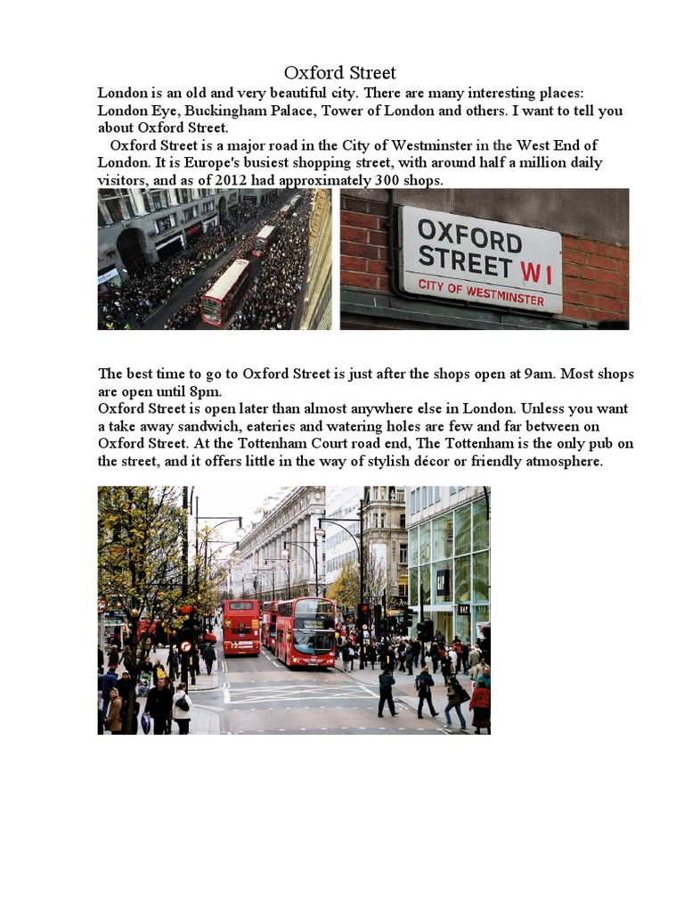 Oxford Street | PDF