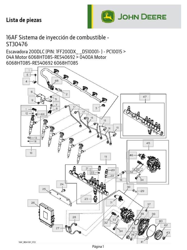 16AF Sistema de Inyección de Combustible | PDF | Inyección de ...