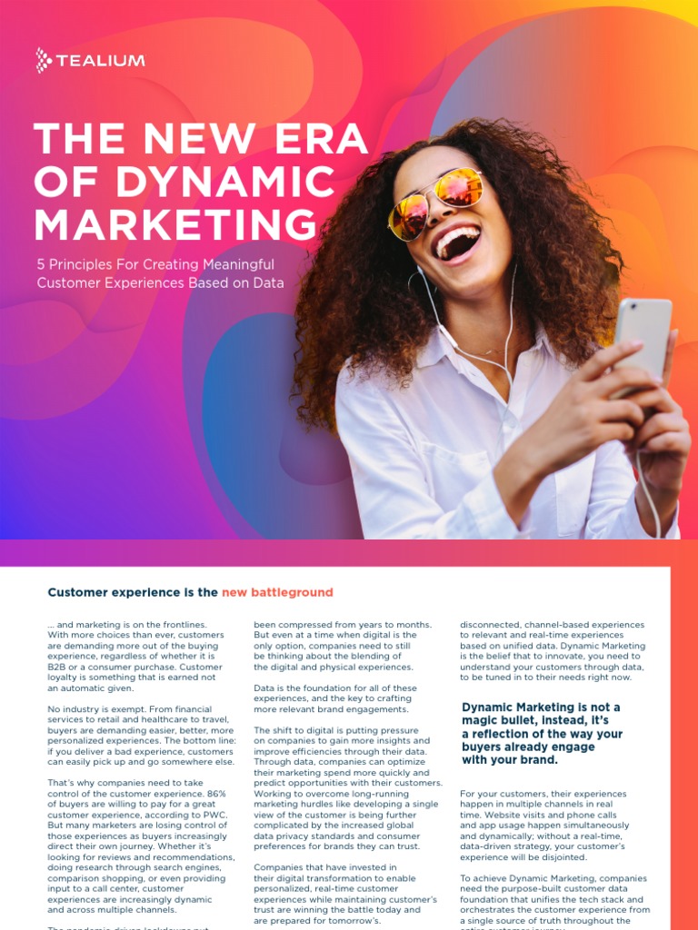 Five Principles Dynamic Marketing | PDF | Customer Experience | Marketing