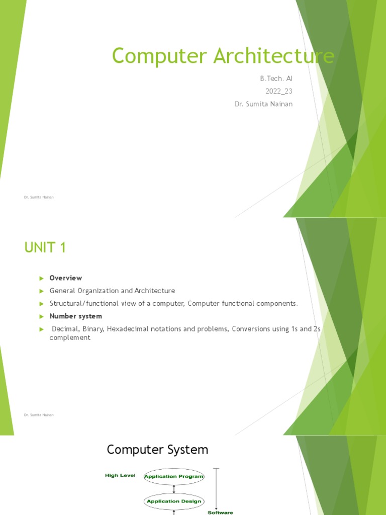 An Introduction to Computer Architecture and Organization | PDF | Computer Data Storage ...