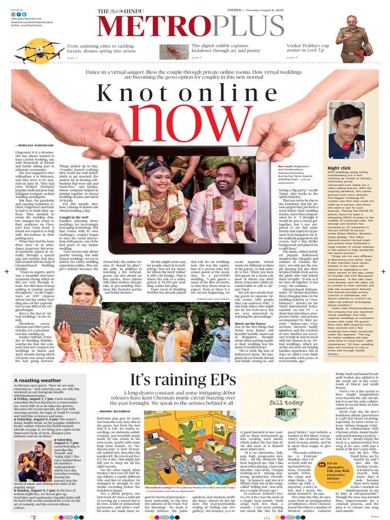 06 Hindu Metro Plus | PDF