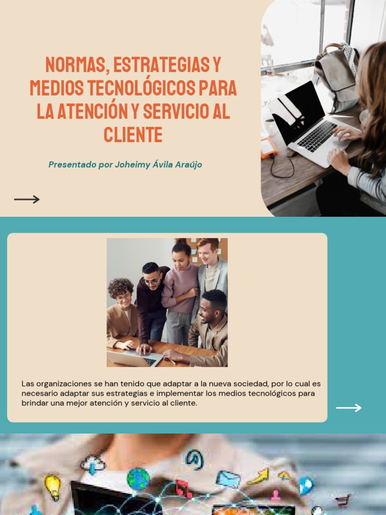 Normas, Estrategias y Medios Tecnológicos para La Atención y Servicio Al Cliente | PDF ...