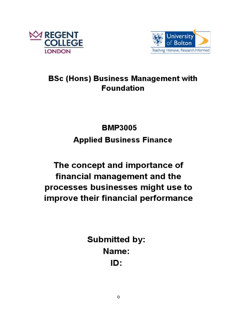 BMP3005 ABF-Individual Report | PDF | Revenue | Equity (Finance)