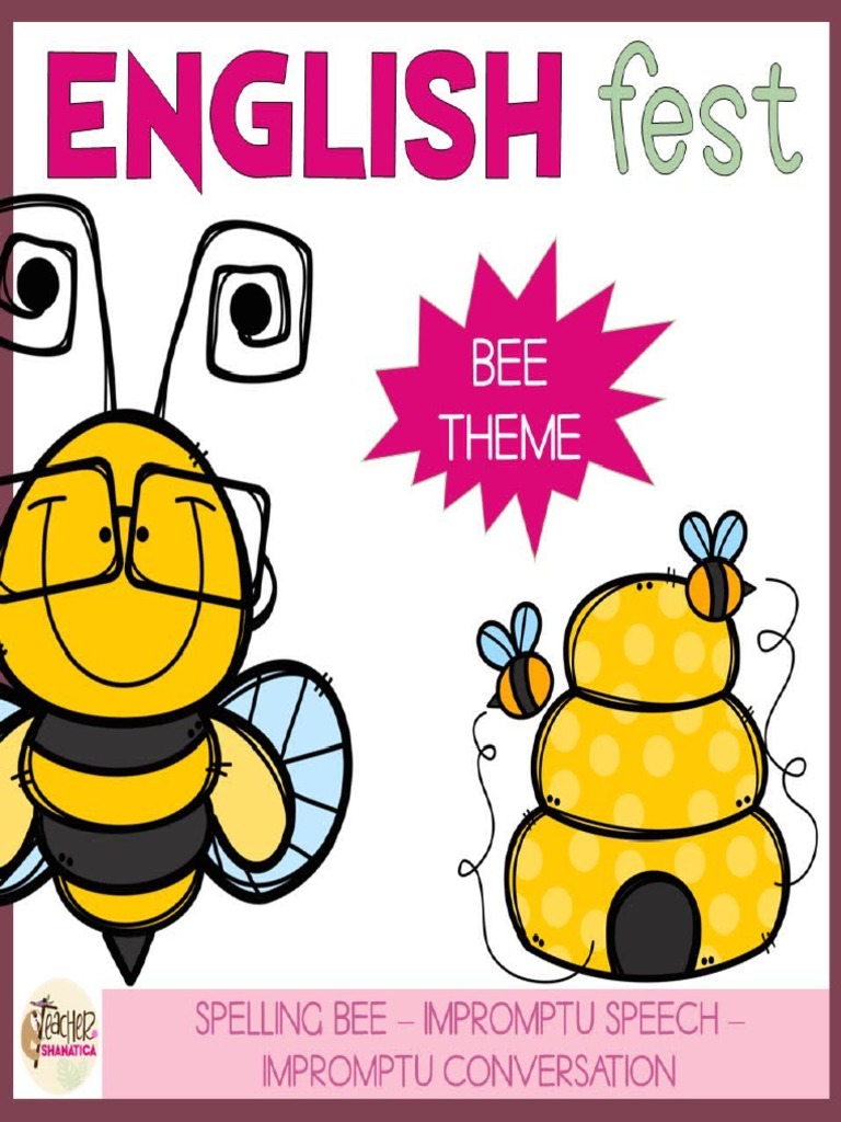 Bee Theme Editable - English Fest-Shanatica | PDF