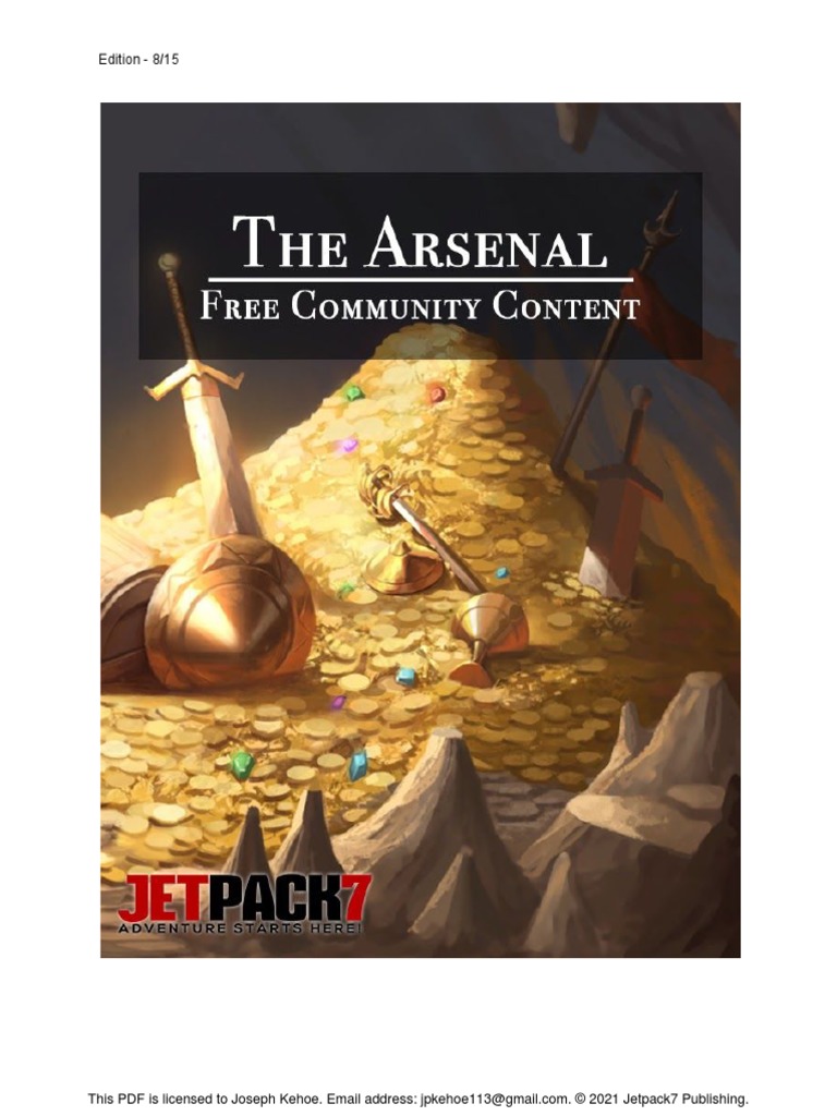 Arsenal | PDF | Dungeons & Dragons | D20 System