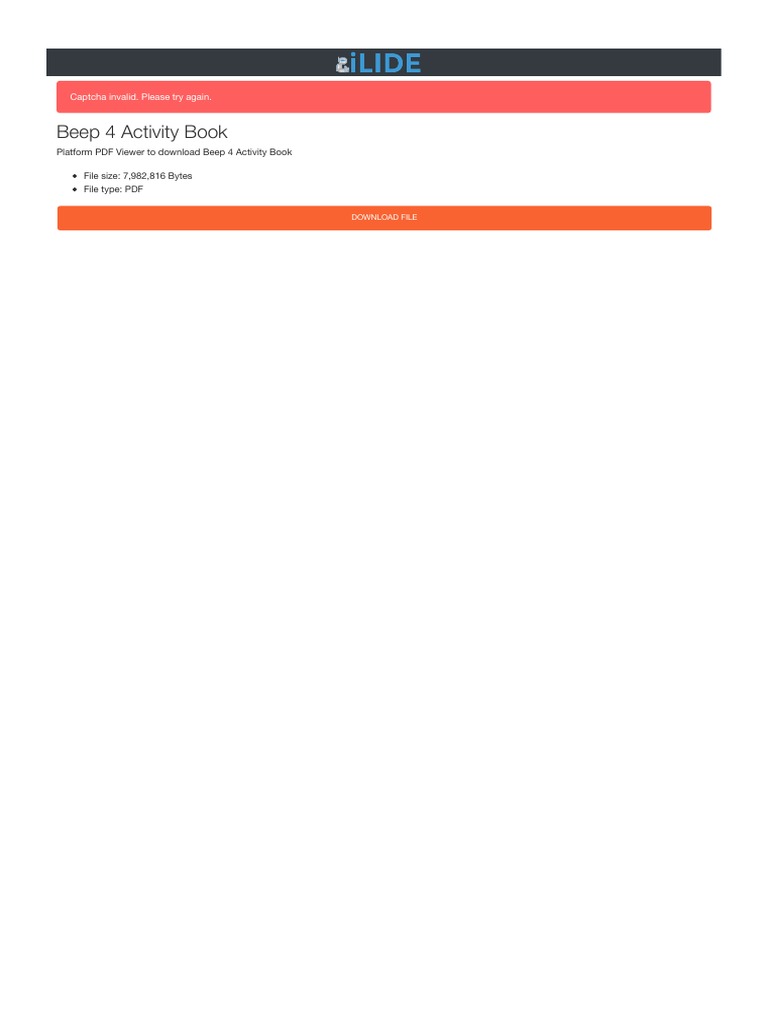Beep 4 Activity Book - ILIDE - Info Platform PDF Viewer | PDF | Ios | I Cloud