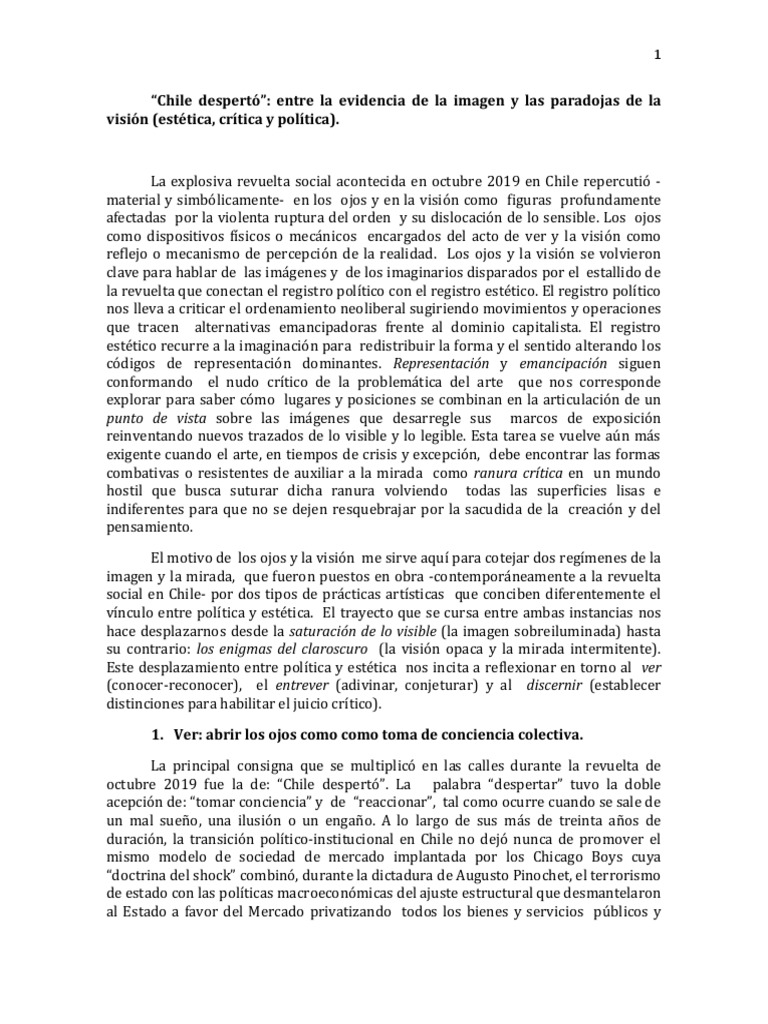 Las Evidencias o Paradojas de La Visi N | PDF | Democracia | Ideologías políticas
