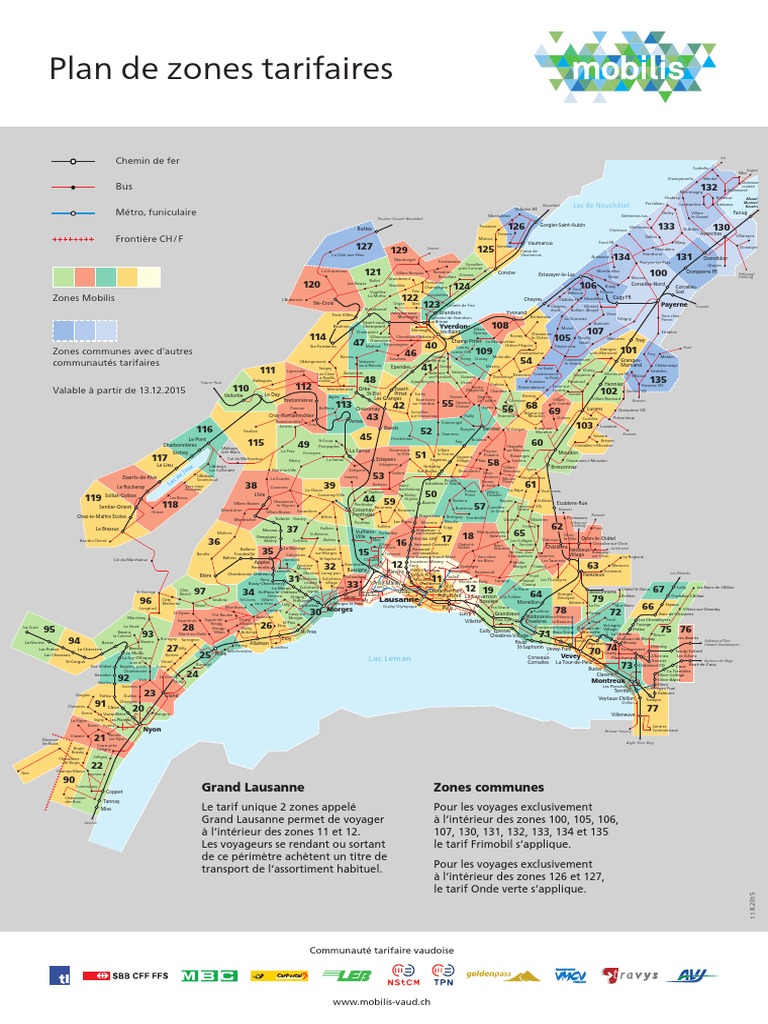 Zones Mobilis et Tarifs Vaud | PDF