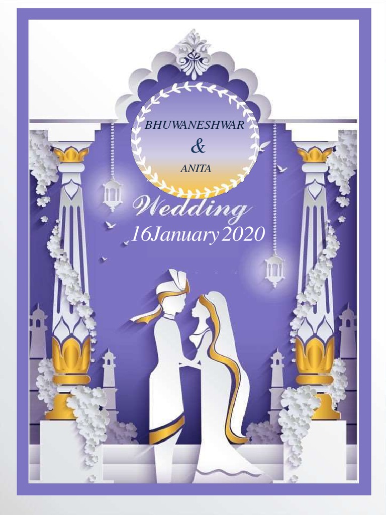 19 Jan Wedding Invitation | PDF
