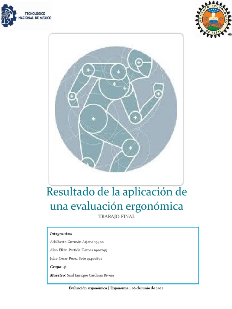 Aplicación Ergonómica - Trabajo Final | PDF | Factores humanos y ergonomía