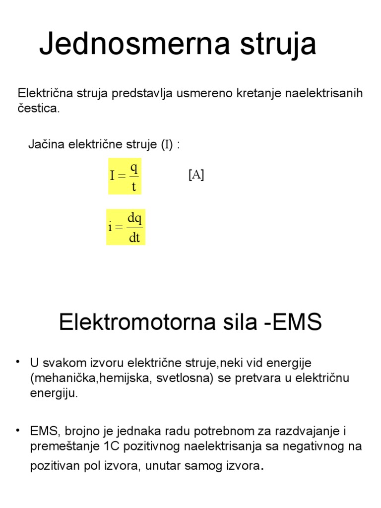 Prezentacija+sa+predavanja:+15 Električne+struje | PDF