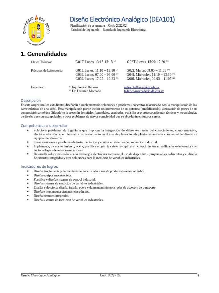 DEA Manual 202102 v0 | PDF | Amplificador operacional | Amplificador