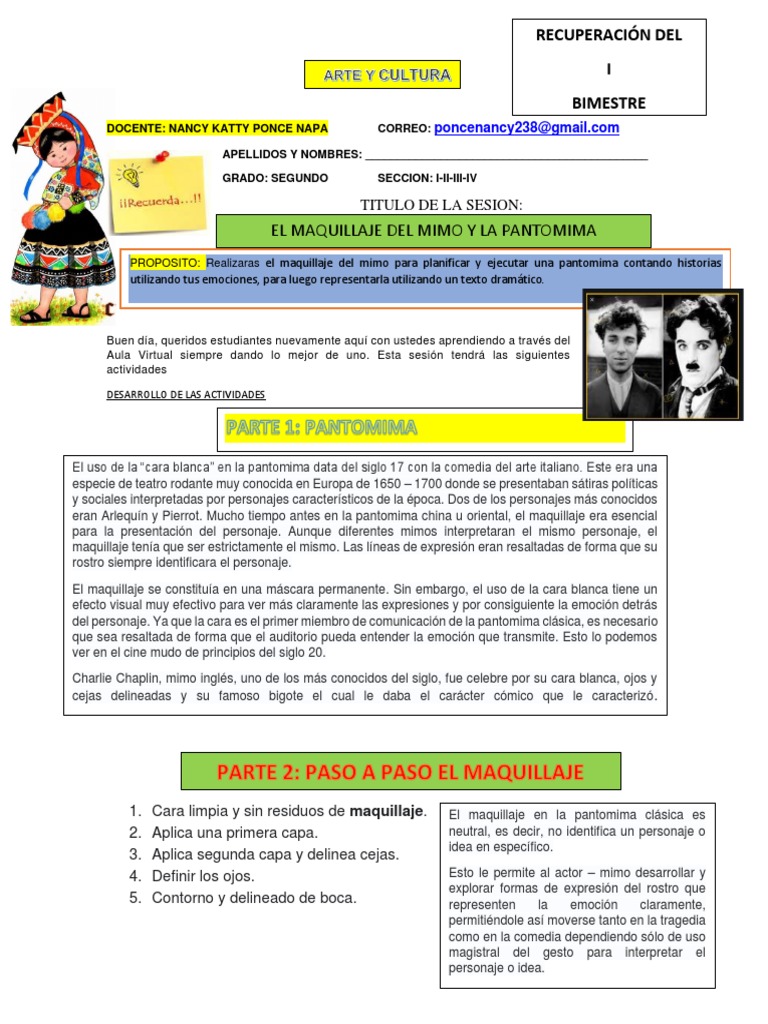 El Mimo | PDF | Commedia Dell'arte