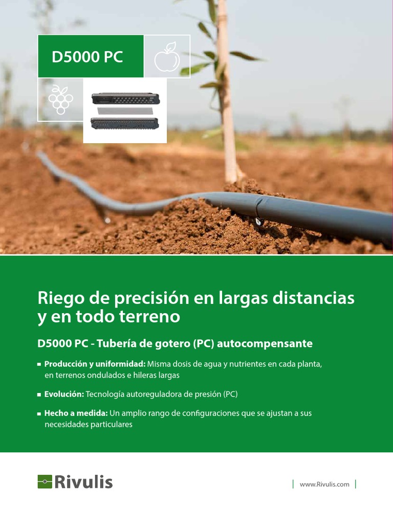 Rivulis D5000-PC Espanol Espana Metric 20191209 WEB | PDF | Filtración ...
