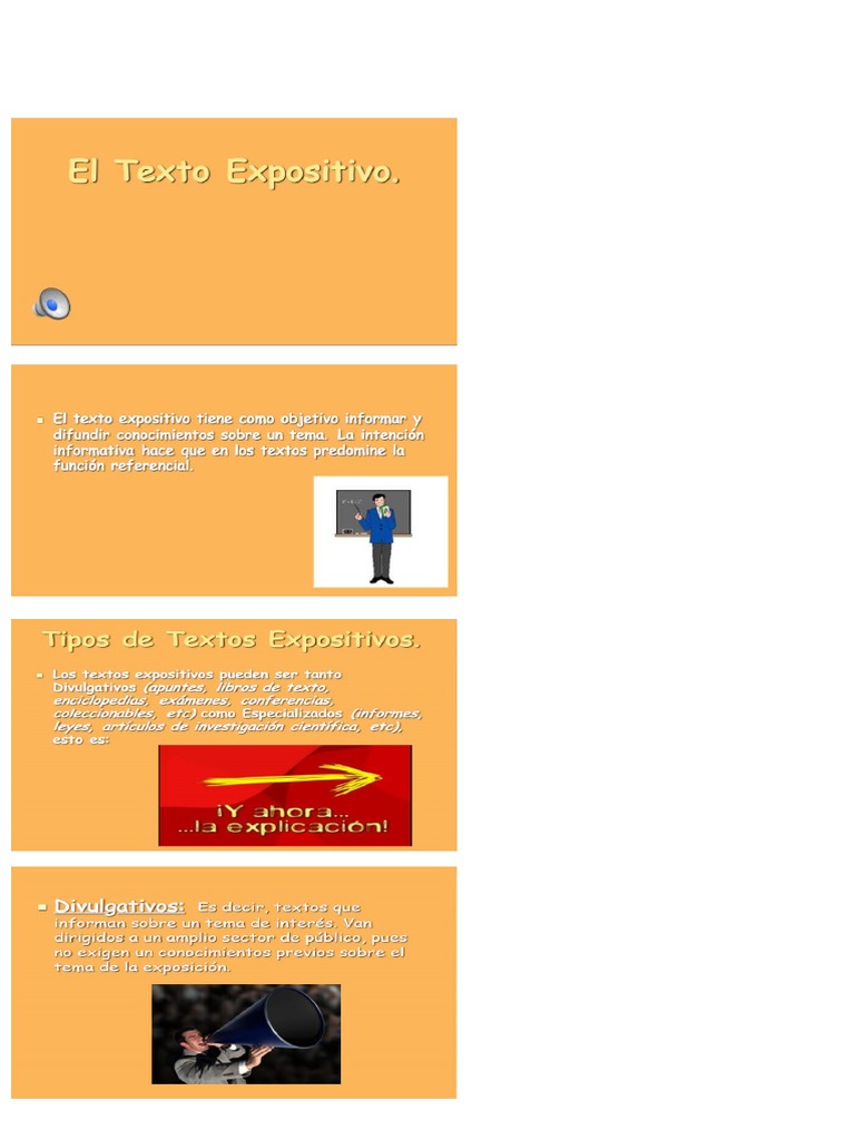 El Texto Expositivo | PDF