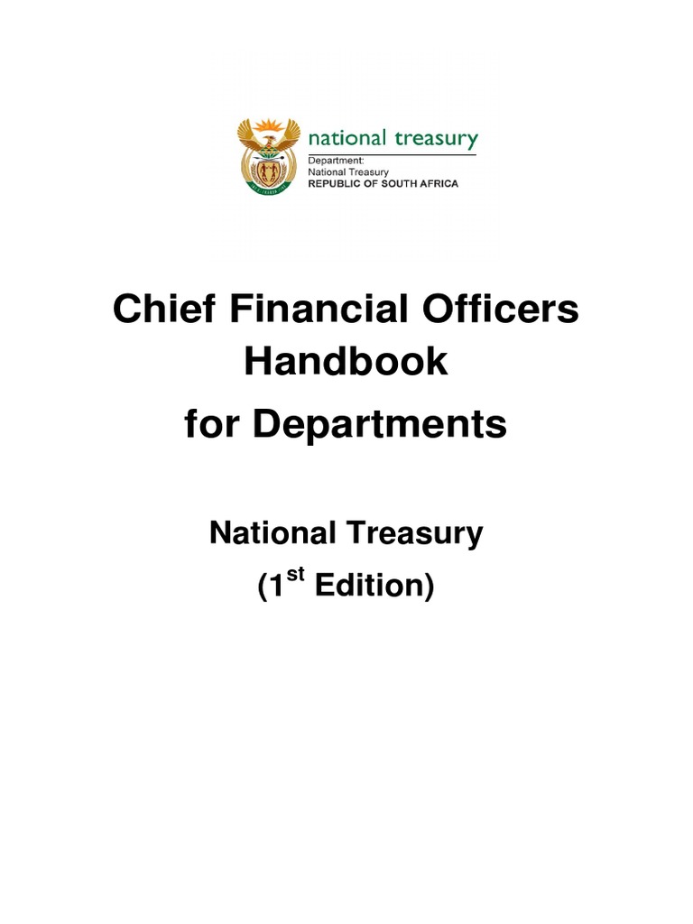 Chief Financial Officers Handbook - Departments | PDF | Chief Financial Officer | Internal Control