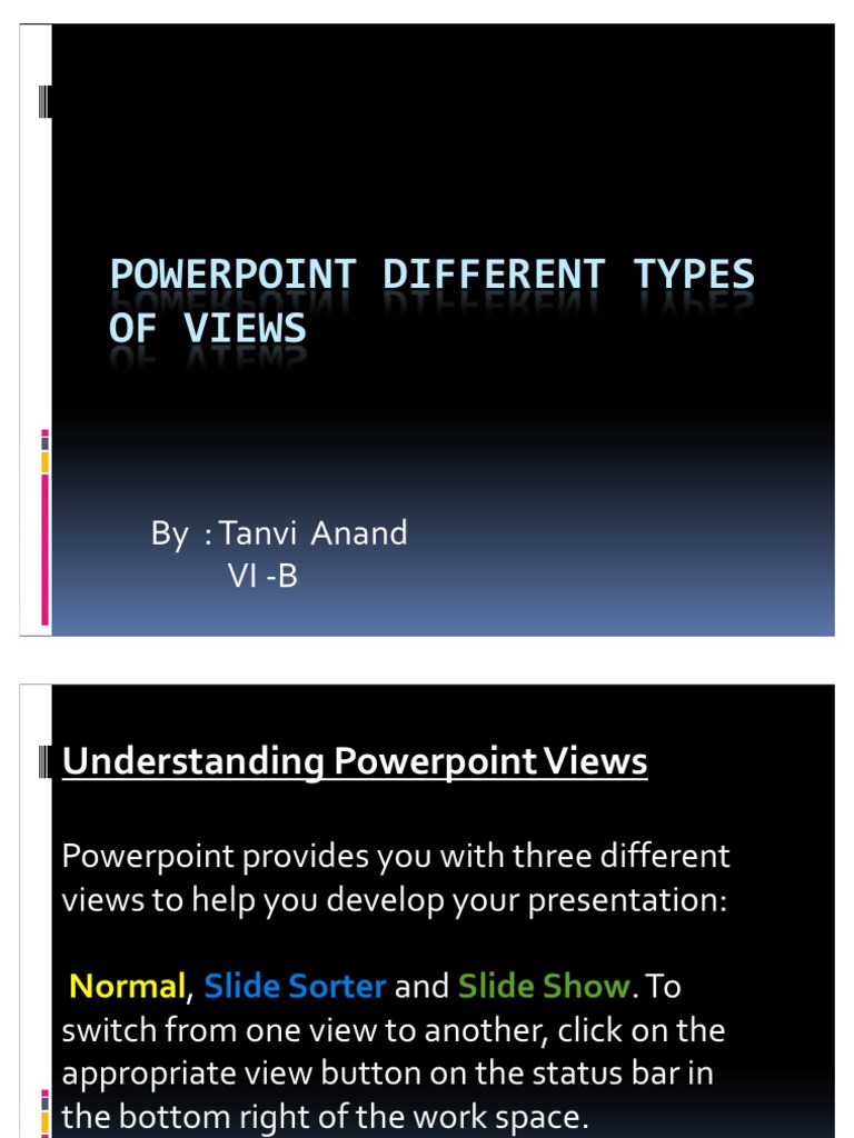 Different Types of Views | PDF | Computers