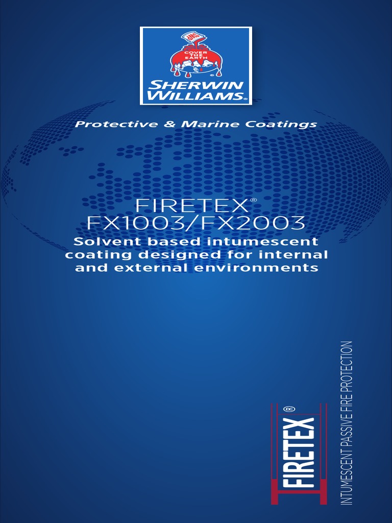 Firetex FX1003 FX2003 | PDF | Paint | Chemistry